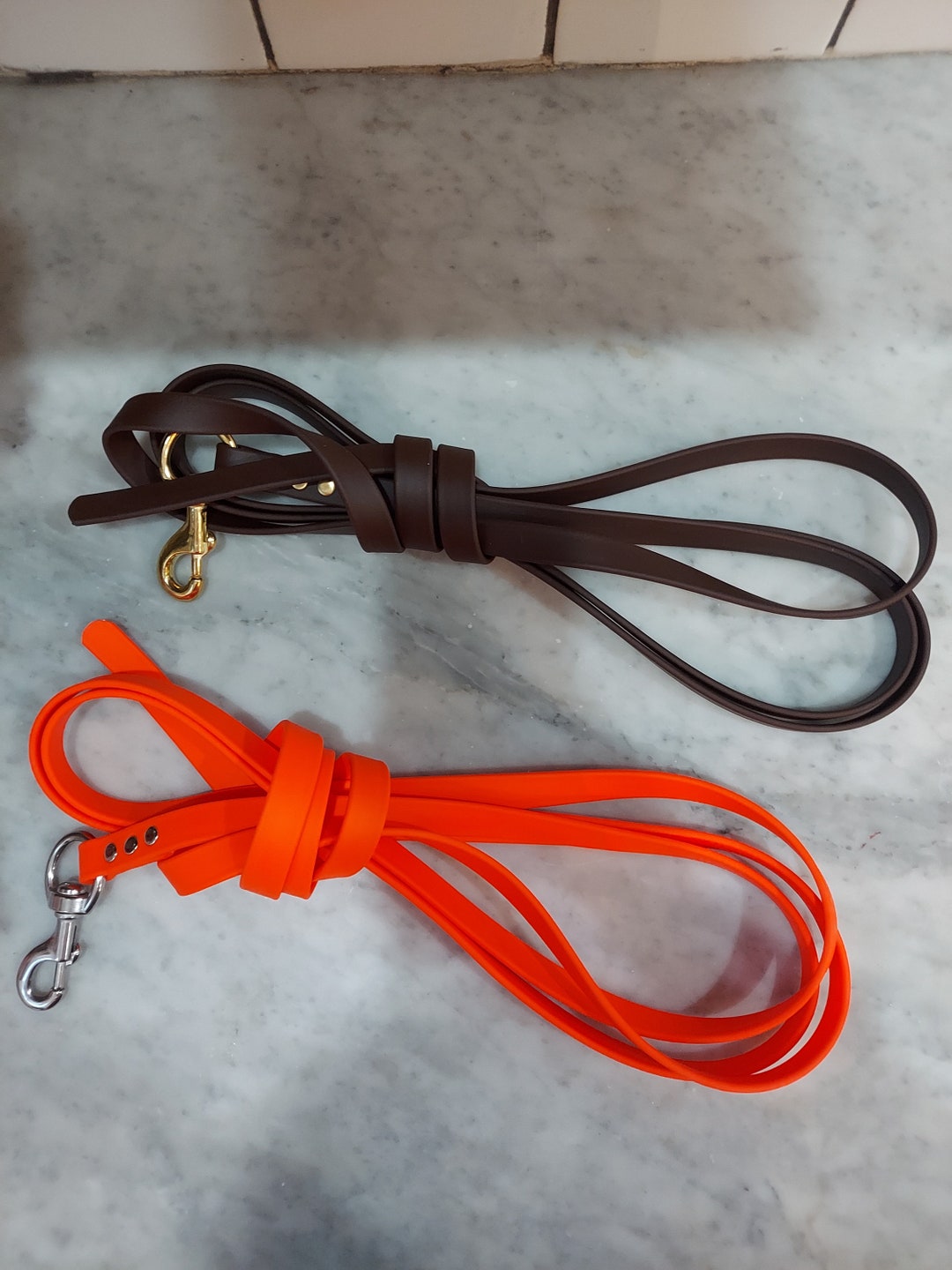 Check Cord 3/4" Biothane Twelve Foot Orange Brown Teal Pink Purple Long ...