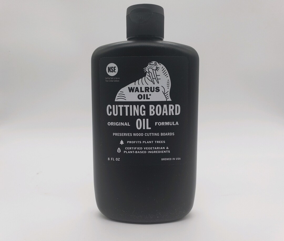 Walrus Oil Cutting Board Oil 8oz Bottle - Etsy