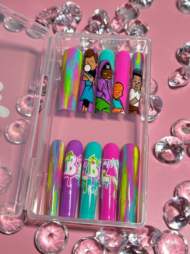 Bebes Kids 3XL Press on Nails - Etsy