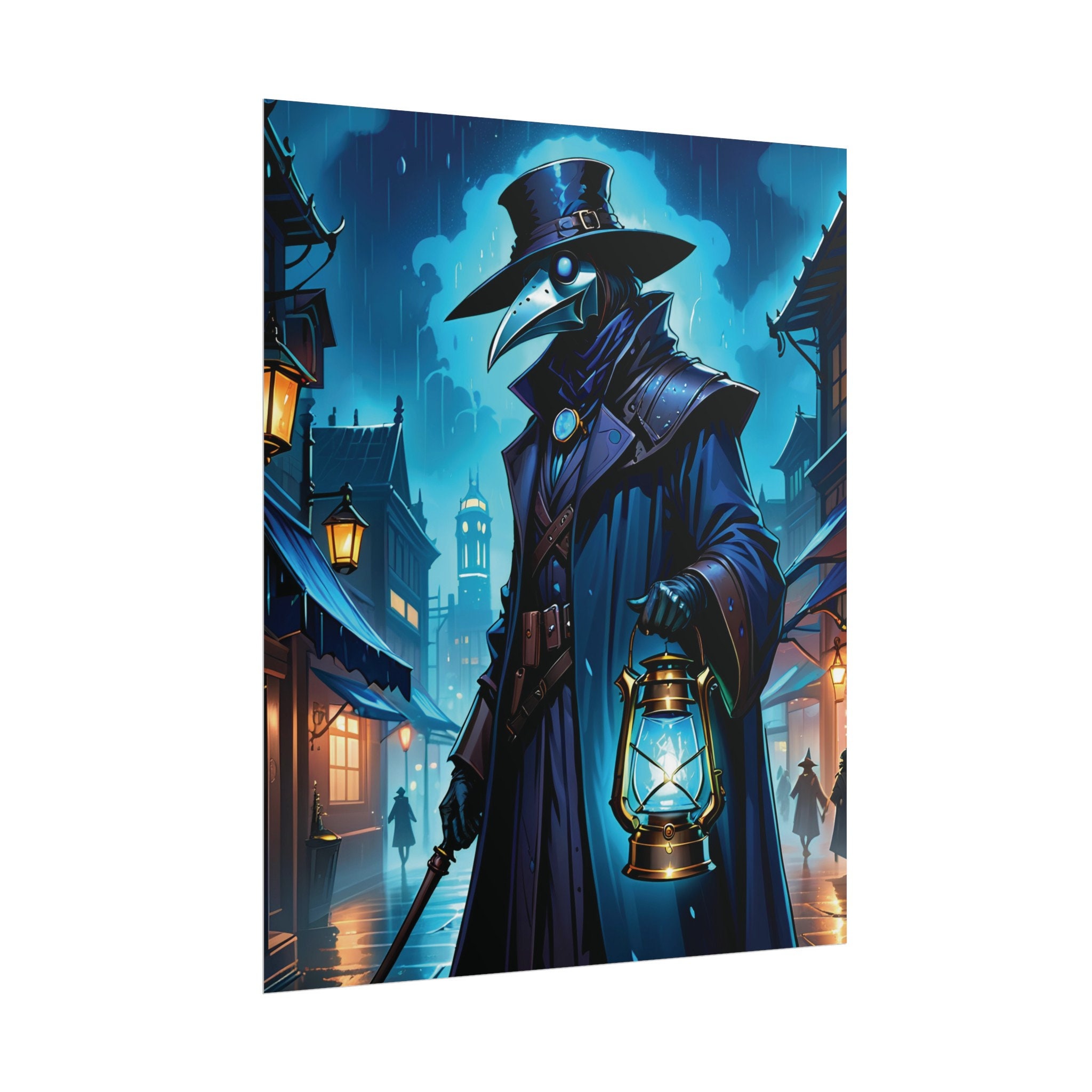 Comic Style Plague Doctor Poster - Etsy