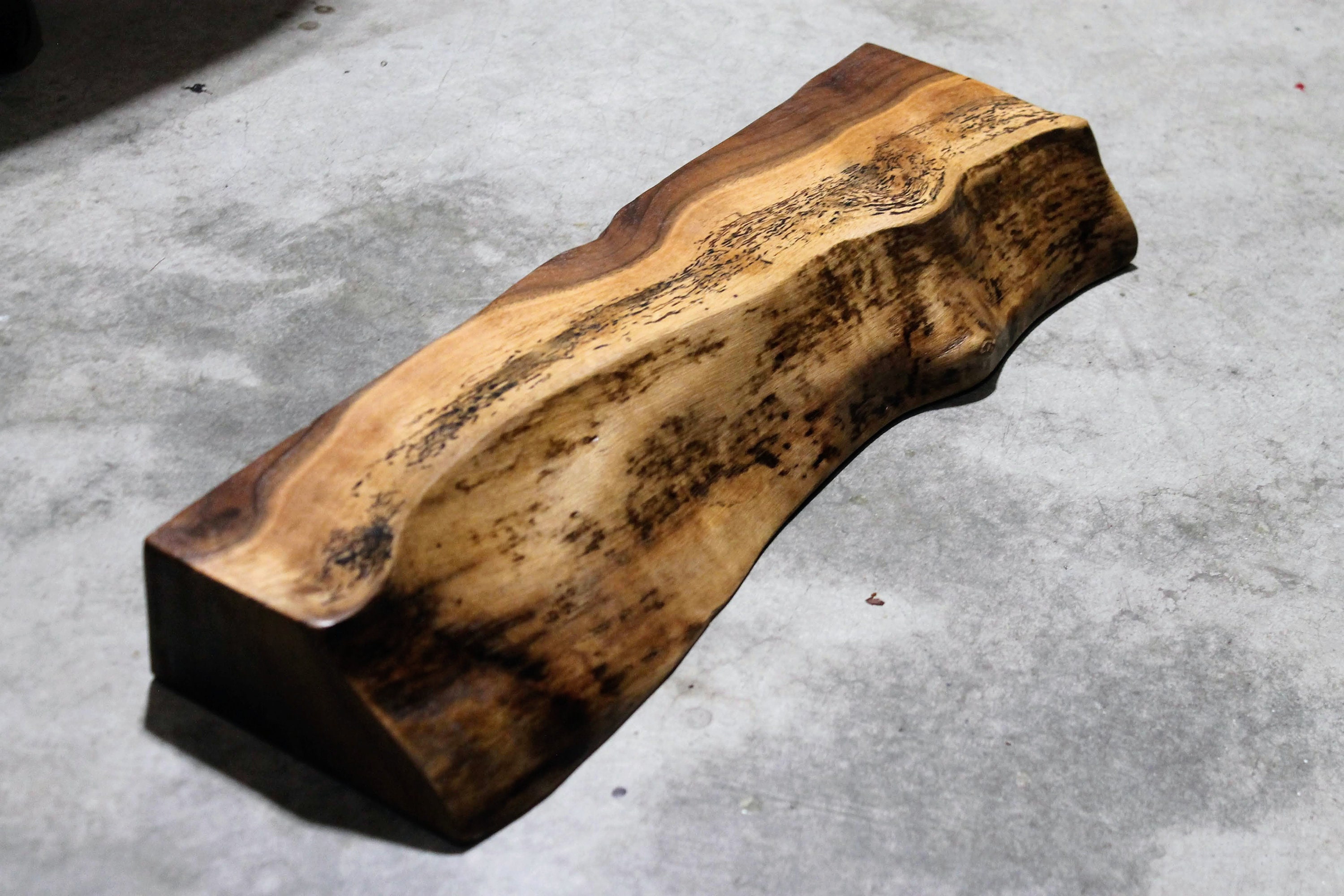 Live-edge Red Elm Rifle/pistol Mounting Rack 20l - Etsy