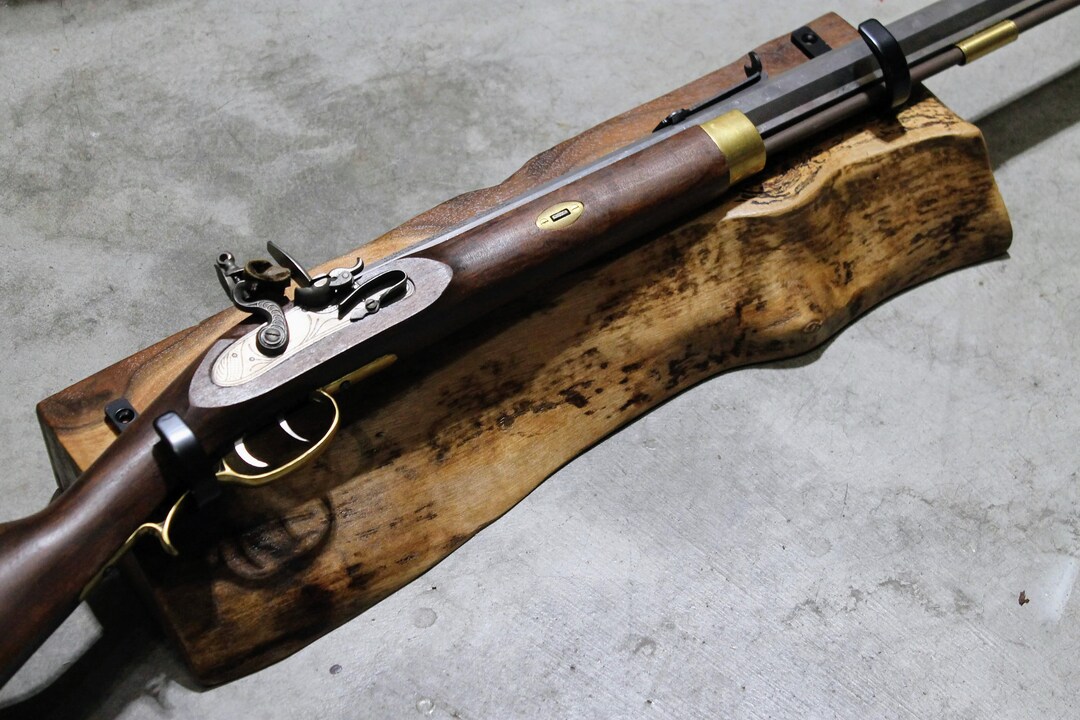 Live-edge Red Elm Rifle/pistol Mounting Rack 20l - Etsy