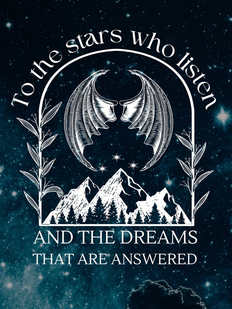ACOTAR: to the Stars Poster and SVG - Etsy