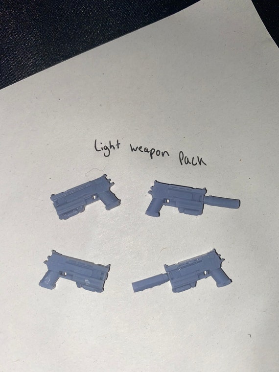Light Weapons Pack Inspired From Fallout Universe. 2x 10mm - Etsy
