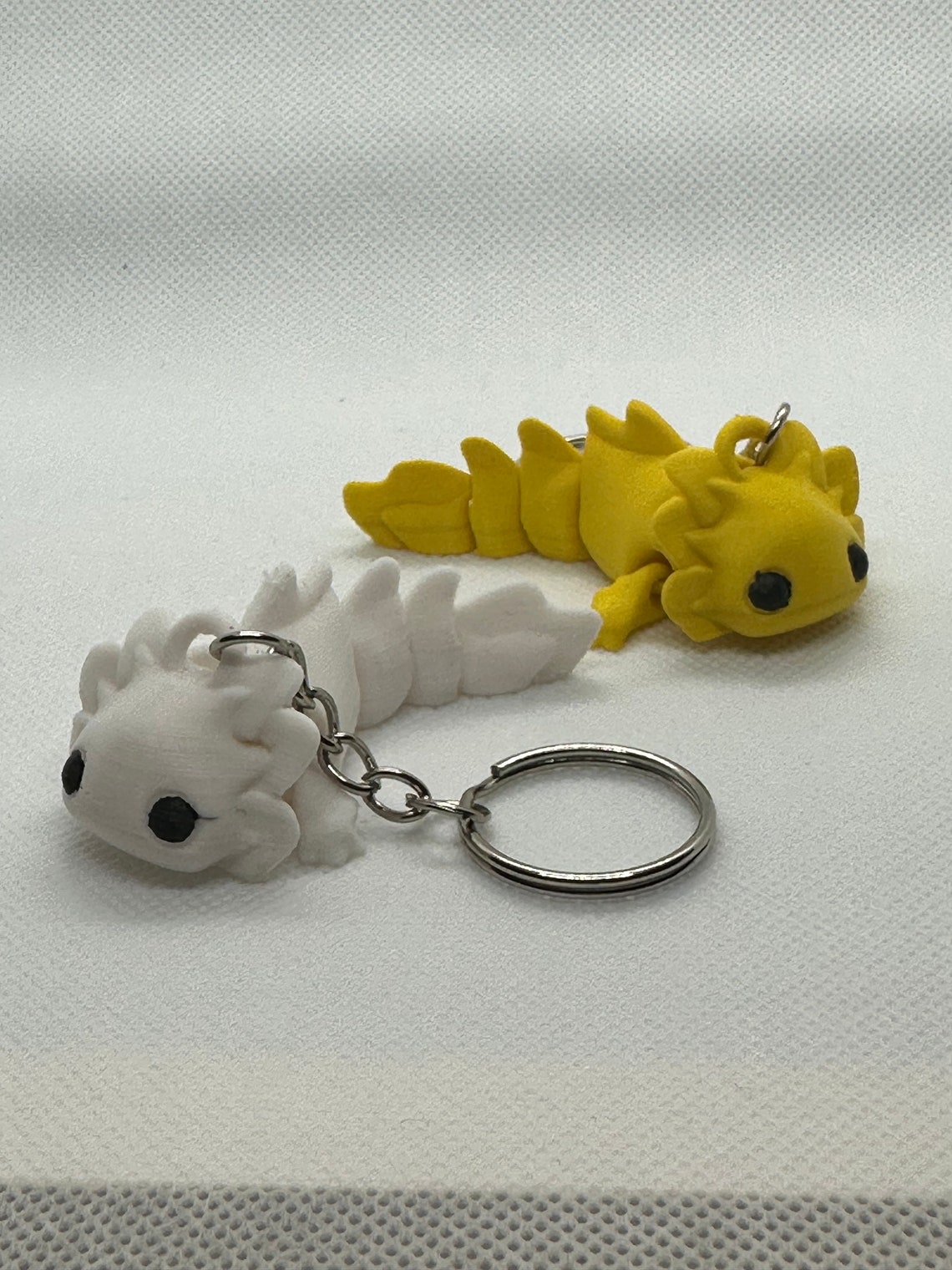 Articulated Axolotl Keychain Fidget Toy Handcrafted 3D - Etsy