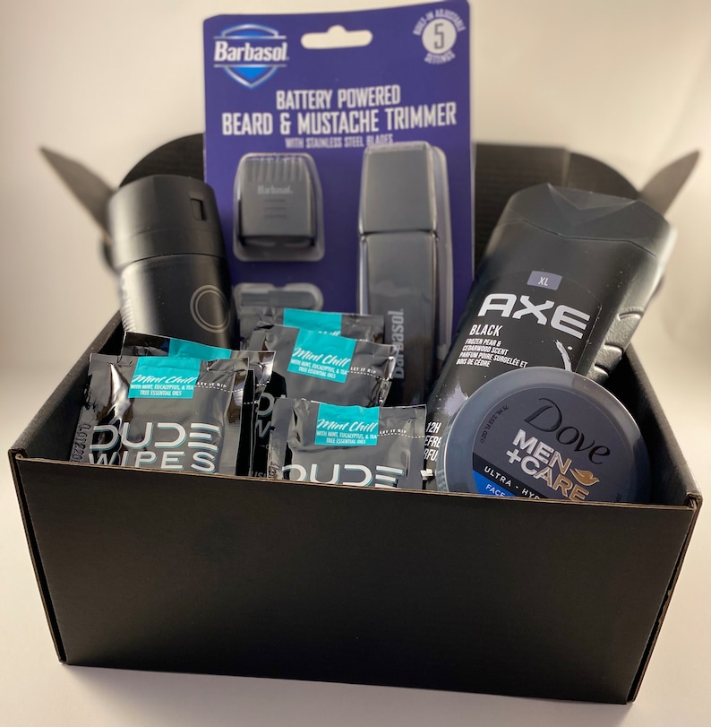 Man’s Gift Box Basket a Perfect Care Package for Him, Graduation ...