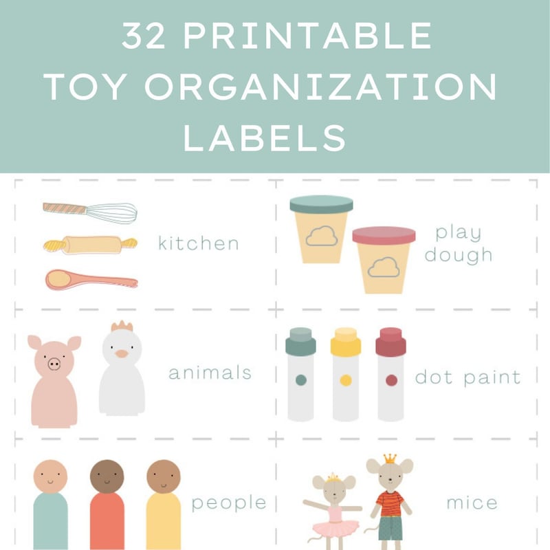 Toy Bin Labels - Etsy