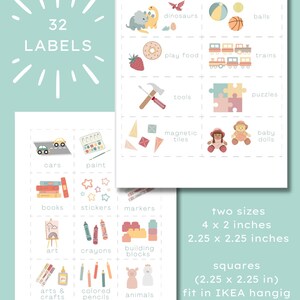 Printable Toy Organization | Ikea Trofast Bin Labels | Playroom ...