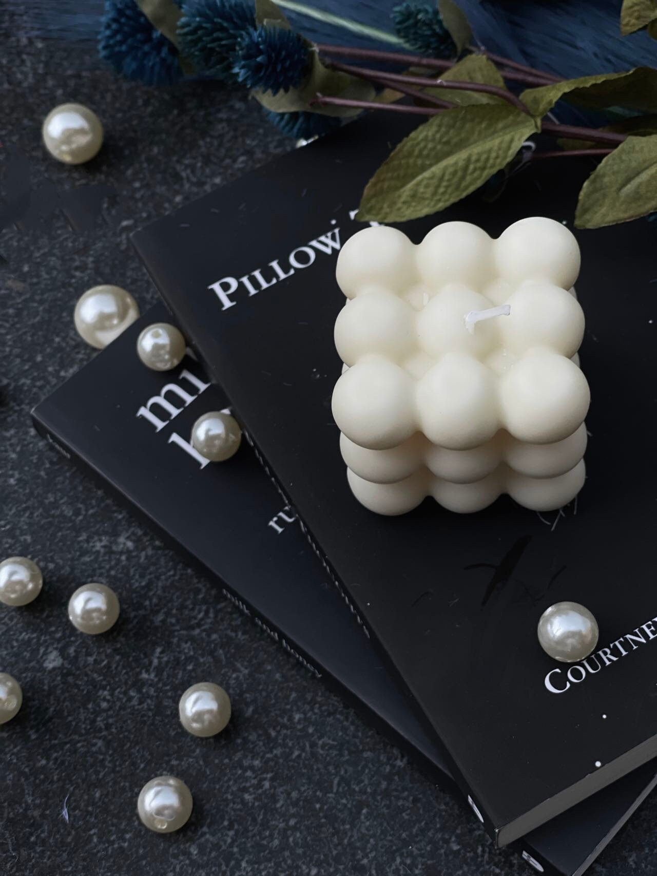 Luxury Home Decor Scented Bubble Cube Candle - Etsy