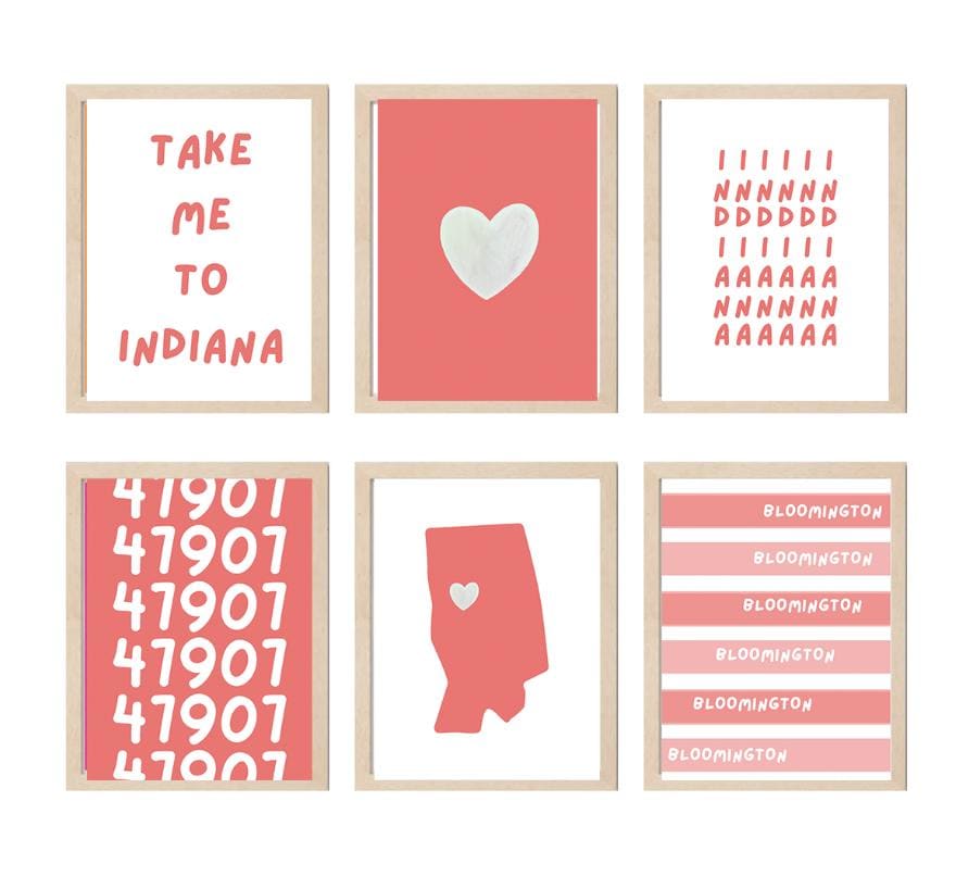 Indiana University Posters / IU Dorm Prints / IU Prints / Indiana ...
