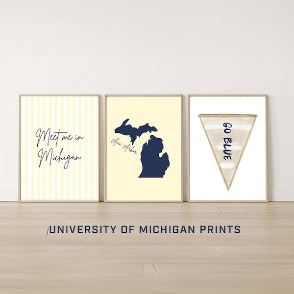 Michigan Poster - Etsy