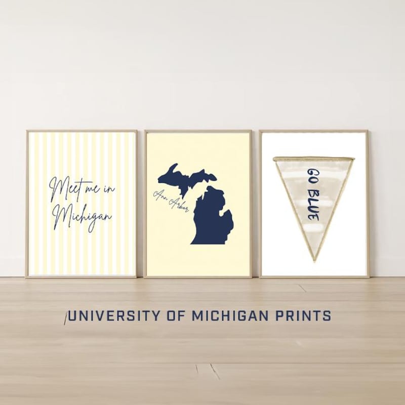 Michigan Poster - Etsy