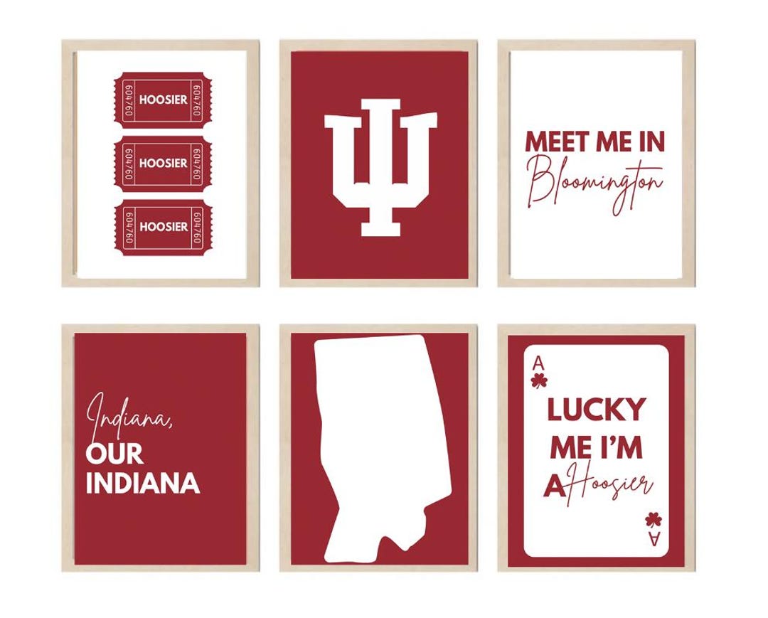 Indiana University Posters / IU Dorm Prints / IU Prints / Indiana ...