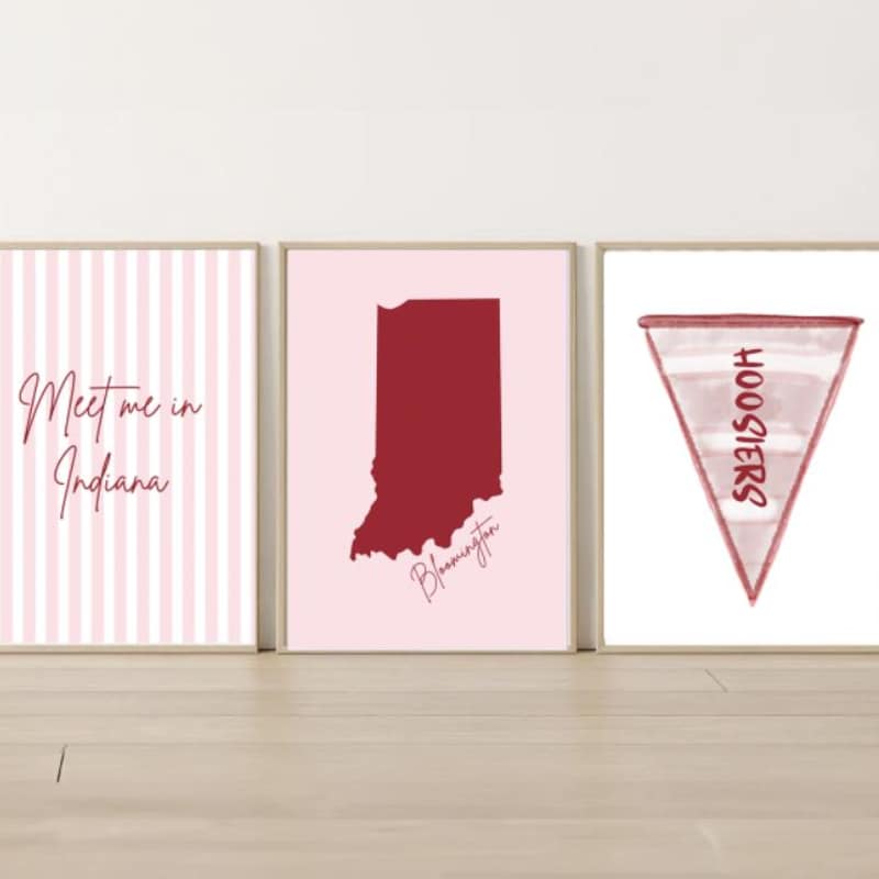 Indiana Wall Art - Etsy