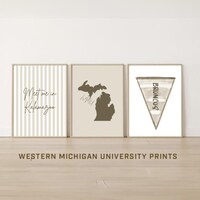 Western Michigan University 4-inch Wide Customizable Vinyl Decal ...