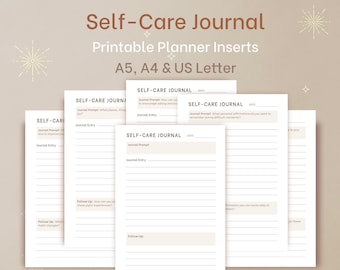 Daily Wellness Journal A5 Printable Journal Wellness - Etsy