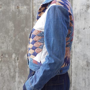 Vintage Texas Star Quilt Coat Jacket With Denim - Etsy