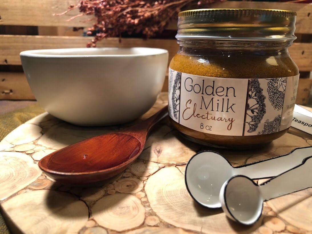 Golden Milk Electuary | 8 Oz | Herbal Honey | Turmeric Latte | Spiced ...