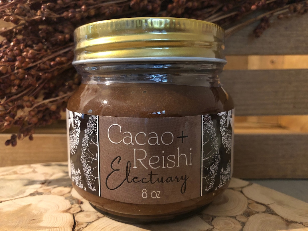 Cacao Reishi Electuary | 8 Oz | Herbal Honey | Spiced Chai | Raw Honey ...