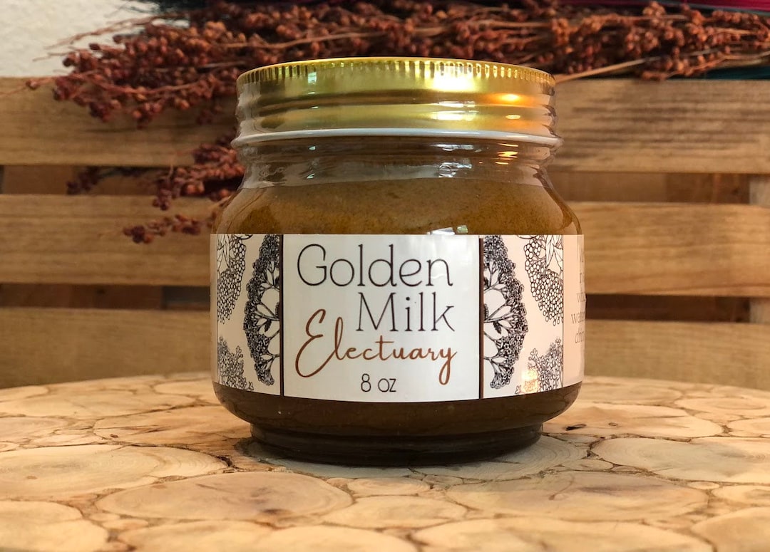 Golden Milk Electuary | 8 Oz | Herbal Honey | Turmeric Latte | Spiced ...