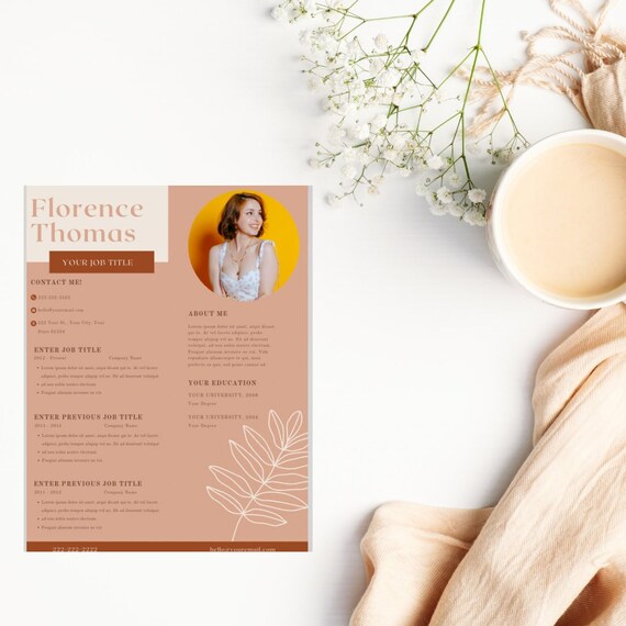 Digital CV Resume Template Professional Resume Curriculum - Etsy