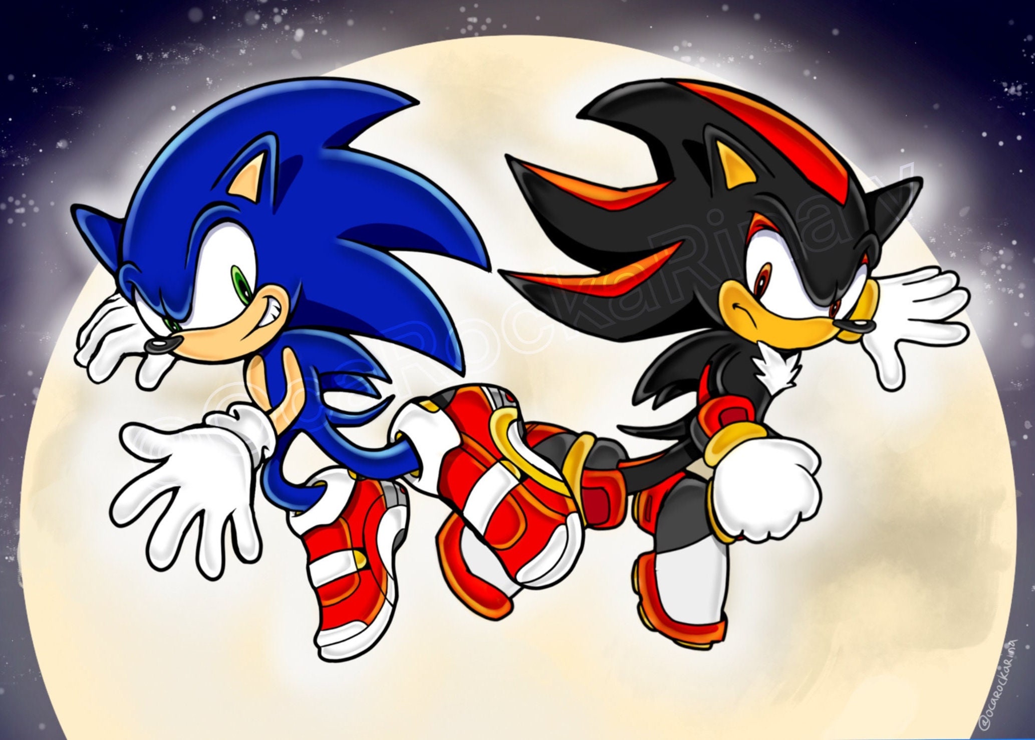 Sonic Vs Shadow Sonic Adventure 2