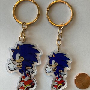 SOAP SHOES SONIC Sonic Adventure 2 Acrylic Keychain - Etsy