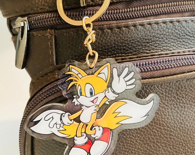 SONIC HEROES TAILS Acrylic Keychain - Etsy