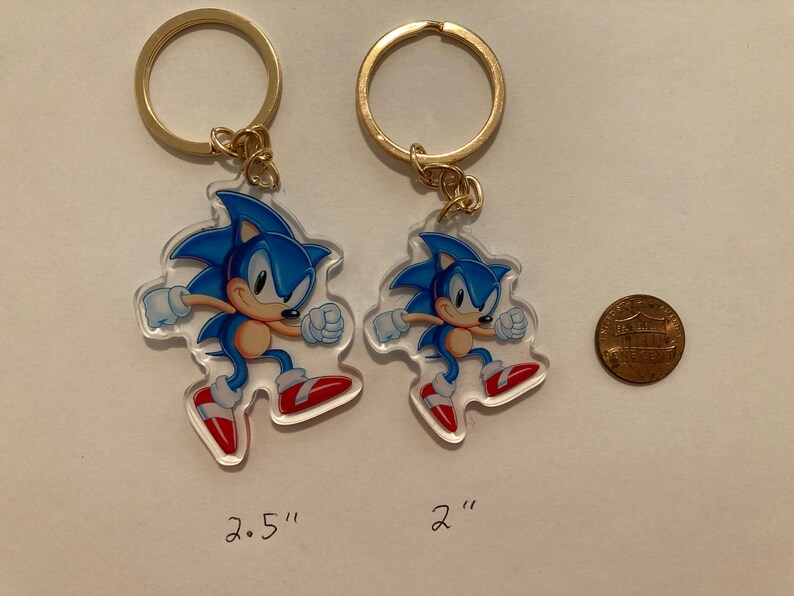Sonic Eras - CLASSIC SONIC American Design Acrylic Keychain - Etsy