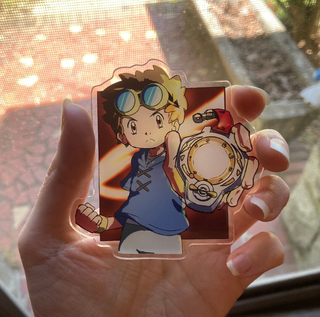 Digimon Tamers TAKATO W/ D-ark Digivice BIOMERGE 3” Acrylic Pin - Etsy UK