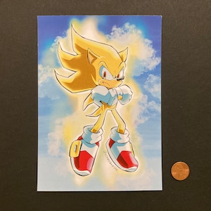 Sonic Frontiers SUPER SONIC 5x7 Glossy Art Print (heavy Cardstock) - Etsy