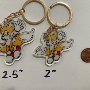 SONIC HEROES - TAILS Acrylic Keychain - Etsy