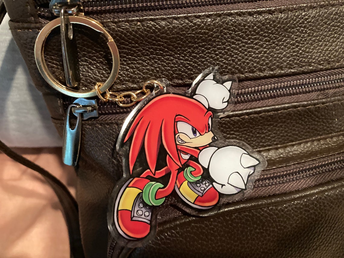 SONIC HEROES KNUCKLES Acrylic Keychain - Etsy