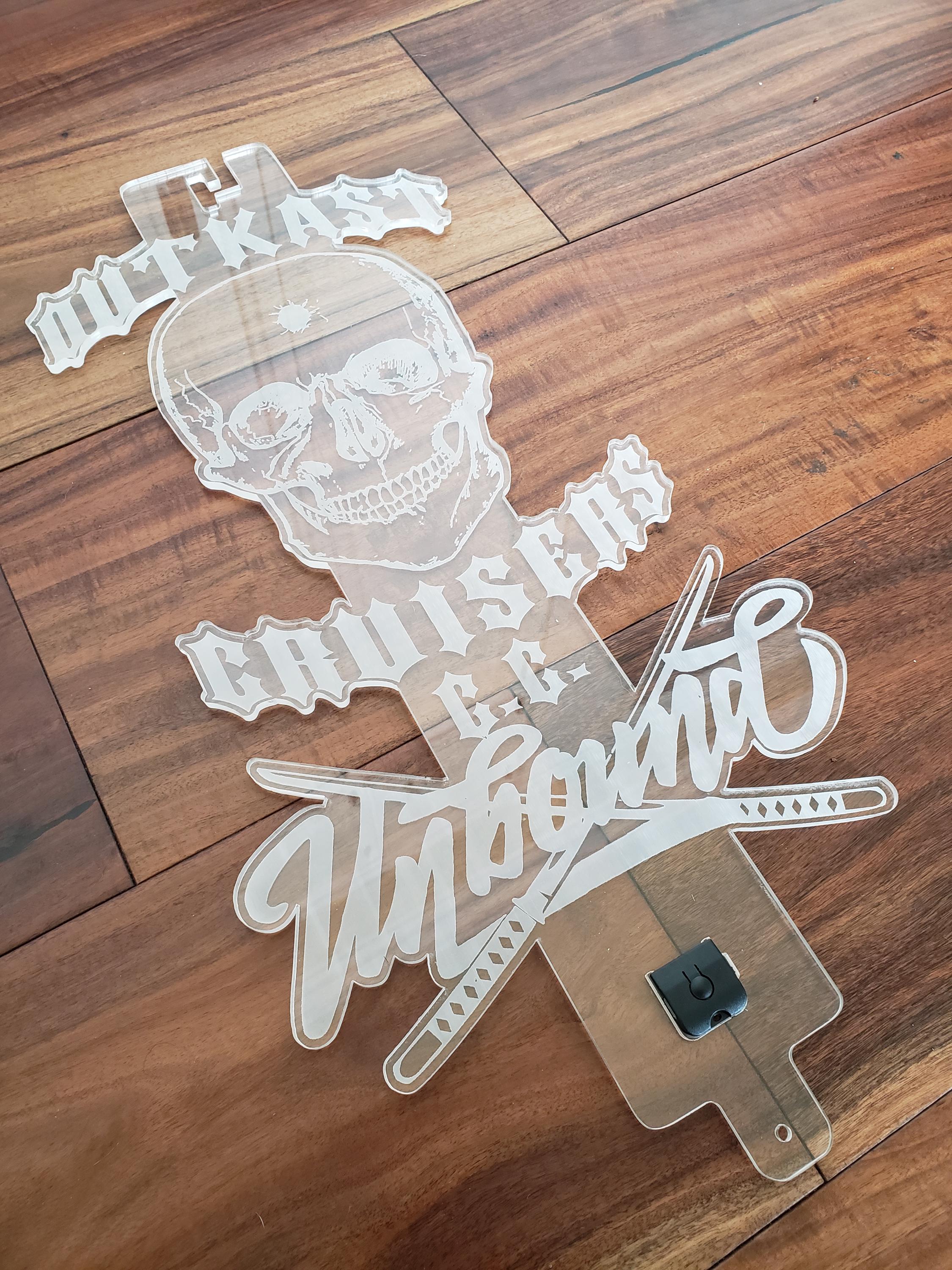 Custom Hood Prop up to 4 Logos - Etsy