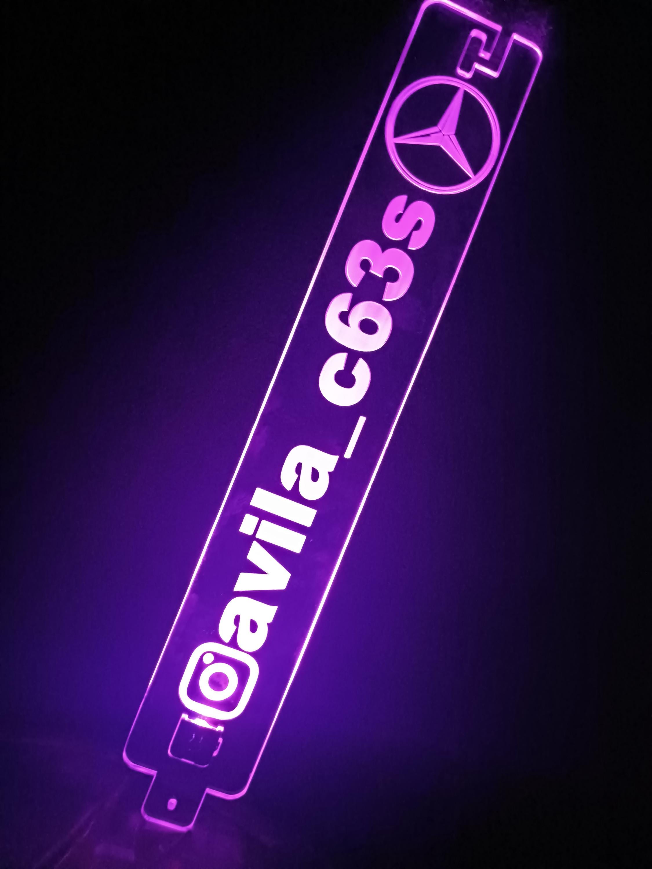 Custom Show Hood Prop With Your Text Personalized - Acrylic Clear Laser ...