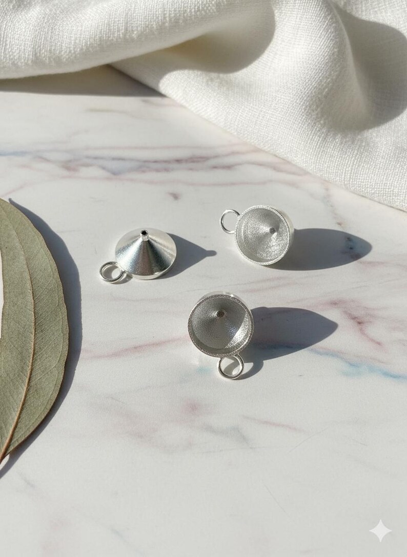 Sterling Silver Mini Funnel for Cremation Jewelry: Ashes, Hair, Soil - Etsy