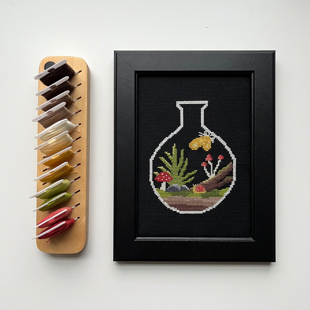 Botany III - Round Bottom Flask Cross Stitch Pattern - Digital PDF ...
