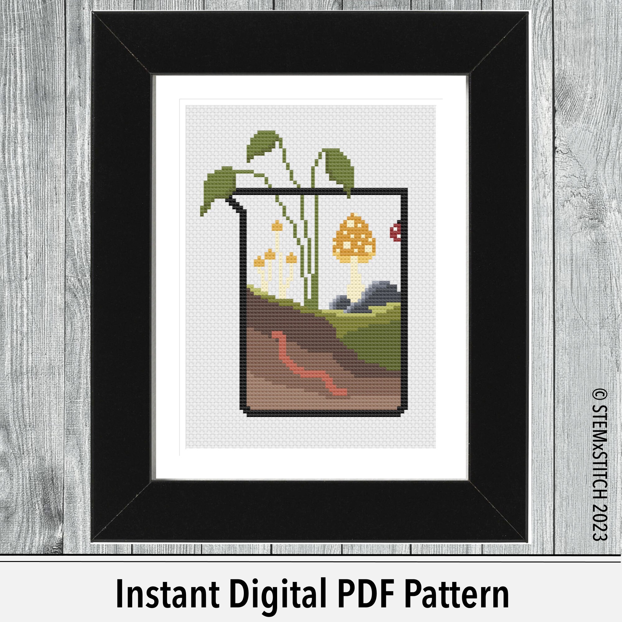 Botany Trio - 3 Cross Stitch Patterns - Digital PDF Download - Etsy ...