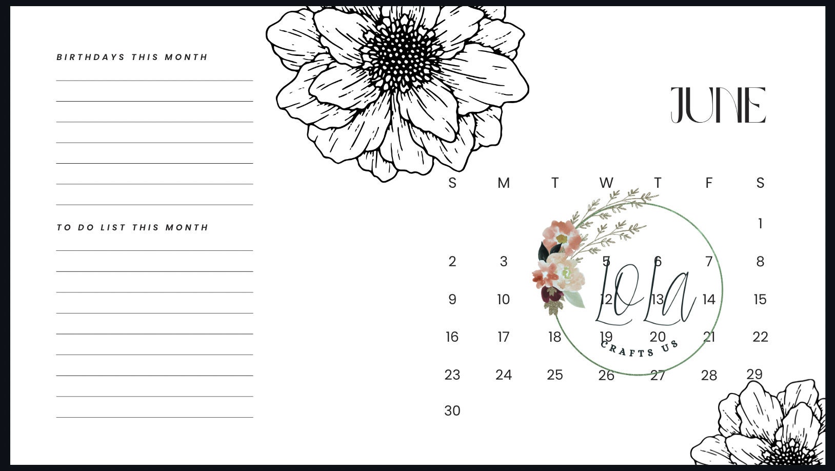 Coloring Calendar 2024 - Etsy