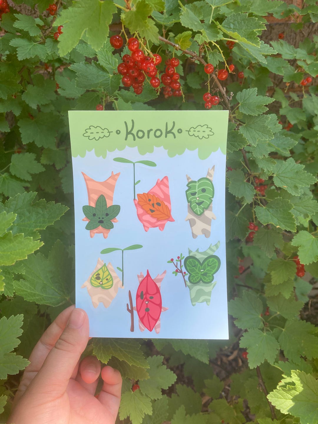 Korok Sticker Sheet - Etsy