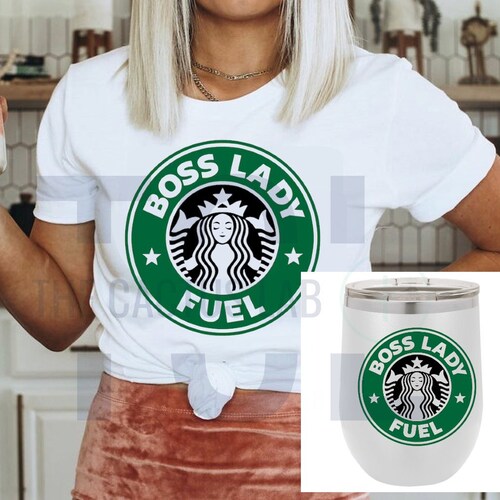 Boss Lady Fuel SVG PNG. updated Tumbler Coffee Cup Mug - Etsy