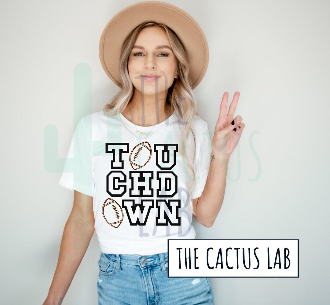 Touchdown! SVG/PNG Football, Sunday, Sports, Red, Funny, Cute, Kickoff ...