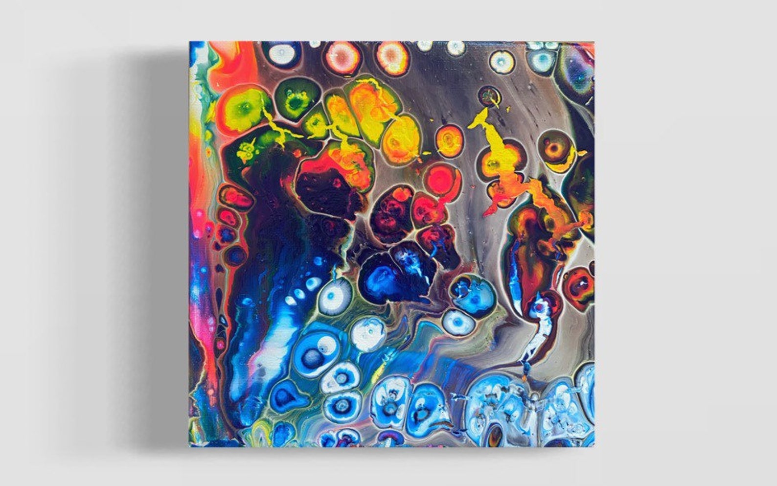 Acrylic Painting Wall Art Cell Art Gallery Wall Fine Art - Etsy