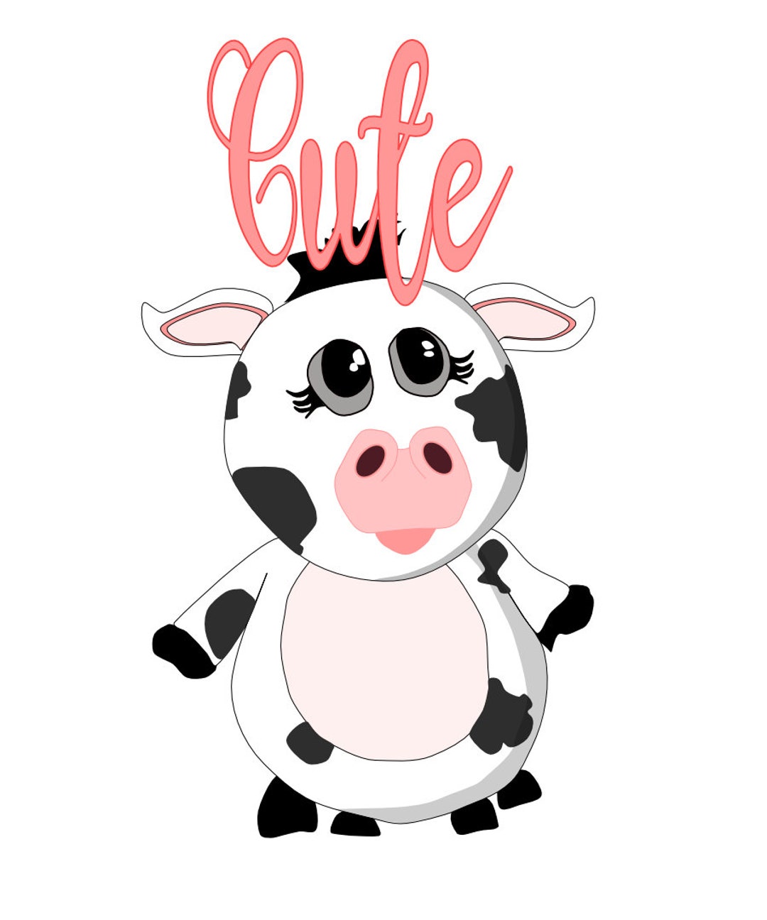 Cute Mrs. Cow - Etsy