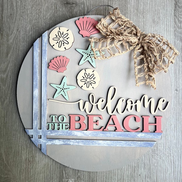 Beach Door Hanger - Etsy