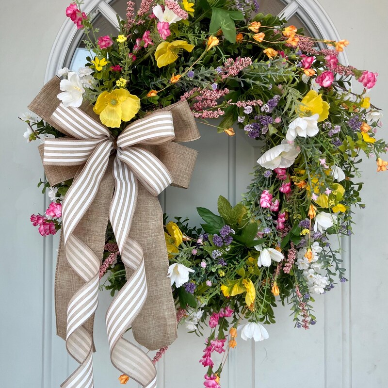 Large Spring Wreath - Etsy
