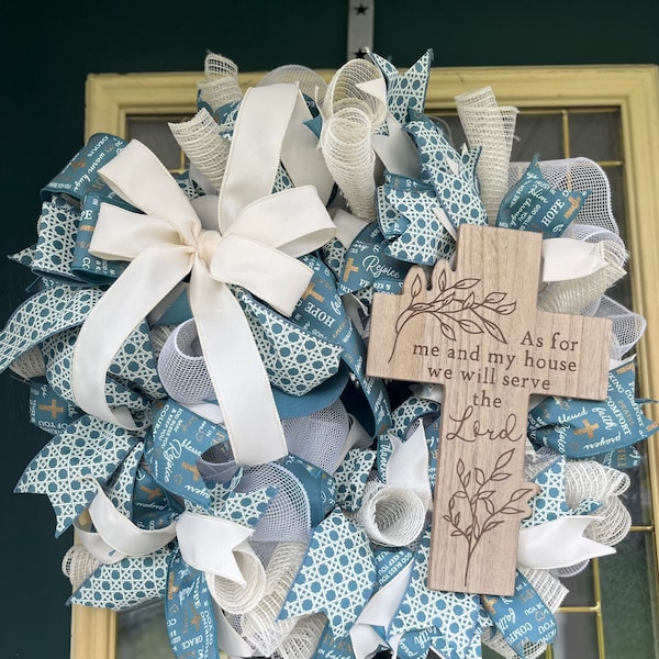 Religious Wreath - Etsy
