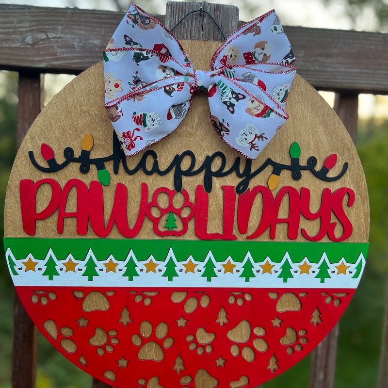 Dog Christmas Decor - Etsy