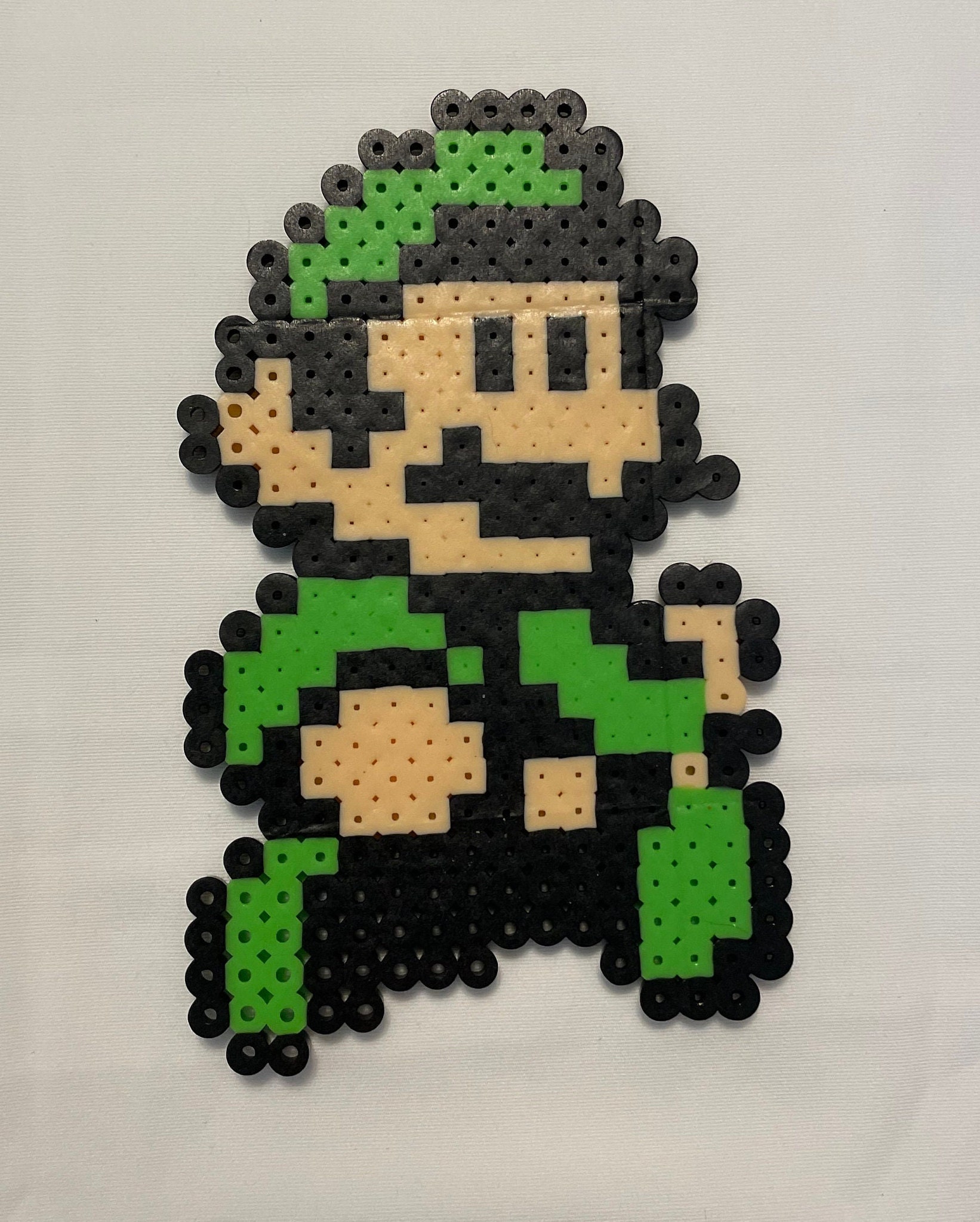 Luigi Fusion Bead Art - Etsy