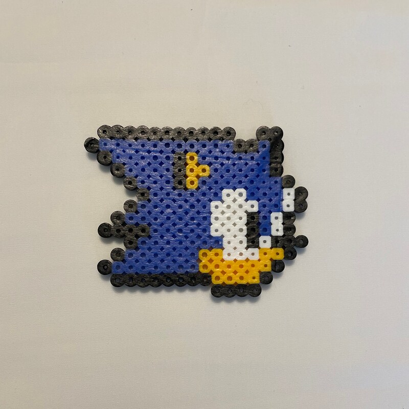 Sonic Perler Bead - Etsy